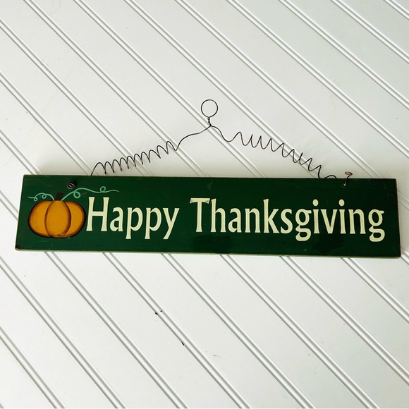 Holiday | Happy Thanksgiving Large Wood Sign 18 | Poshmark
